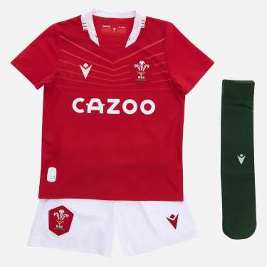 welsh rugby 2021/22 baby home replica kit | WRU Store